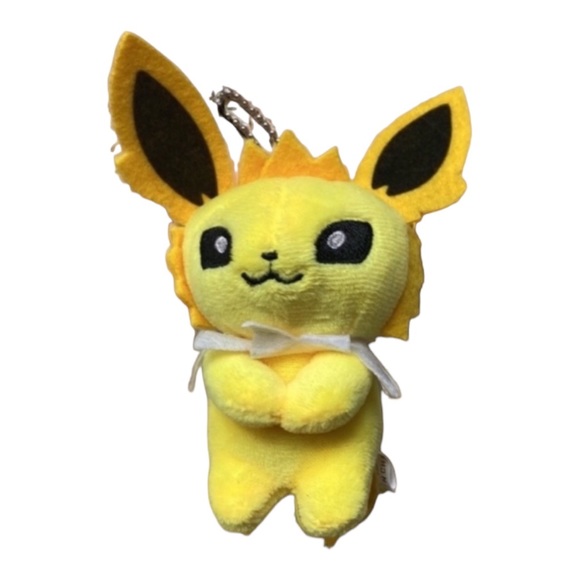 Pokemon | Accessories | Pokmon Eevee Evolution Jolteon Plush Keychain ...